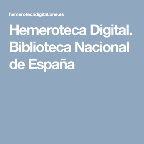 Hemerotecas | Biblioteca Los Pinos